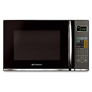 Emerson 1.2 CU. FT. 1100W Griller Microwave Oven with Touch Control, Stainless Steel, MWG9115SB