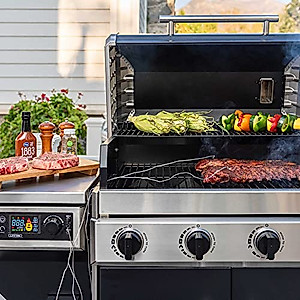 Lifetime Gas Grill and Wood Pellet Smoker Combo, WiFi and Bluetooth Control Technology