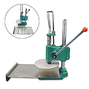 Pizza Machine,Manual Pastry Press,9.5IN Manual Pastry Press, Heavy Duty Food Grade Stainless Steel Press, Pallet, Pull Plate, Suitable for Home, Commercial Making Pizzas, Pastries,Dough