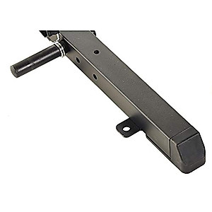 Fitness Reality Squat Rack Power Cage with J-Hooks, Landmine 360° Swivel, Weight Plate Storage Attachment and Power Band Pegs grey