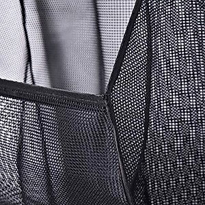 M.M.A Wall Hanging Mesh Laundry Basket Underwear Socks Barrel Bucket Clothing Storage Bag Foldable Bathroom Dirty Cloth Storage Bag