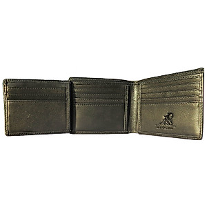 Mt. Eston RFID Blocking Trifold Bifold Mens Wallet, 18 Pocket Extra Capacity