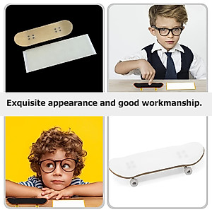 BESPORTBLE 24pcs Foam Fingerboard Grip Tape Finger Skateboard Foam Tape Non Slip Finger Toy Skateboards Tape Stickers