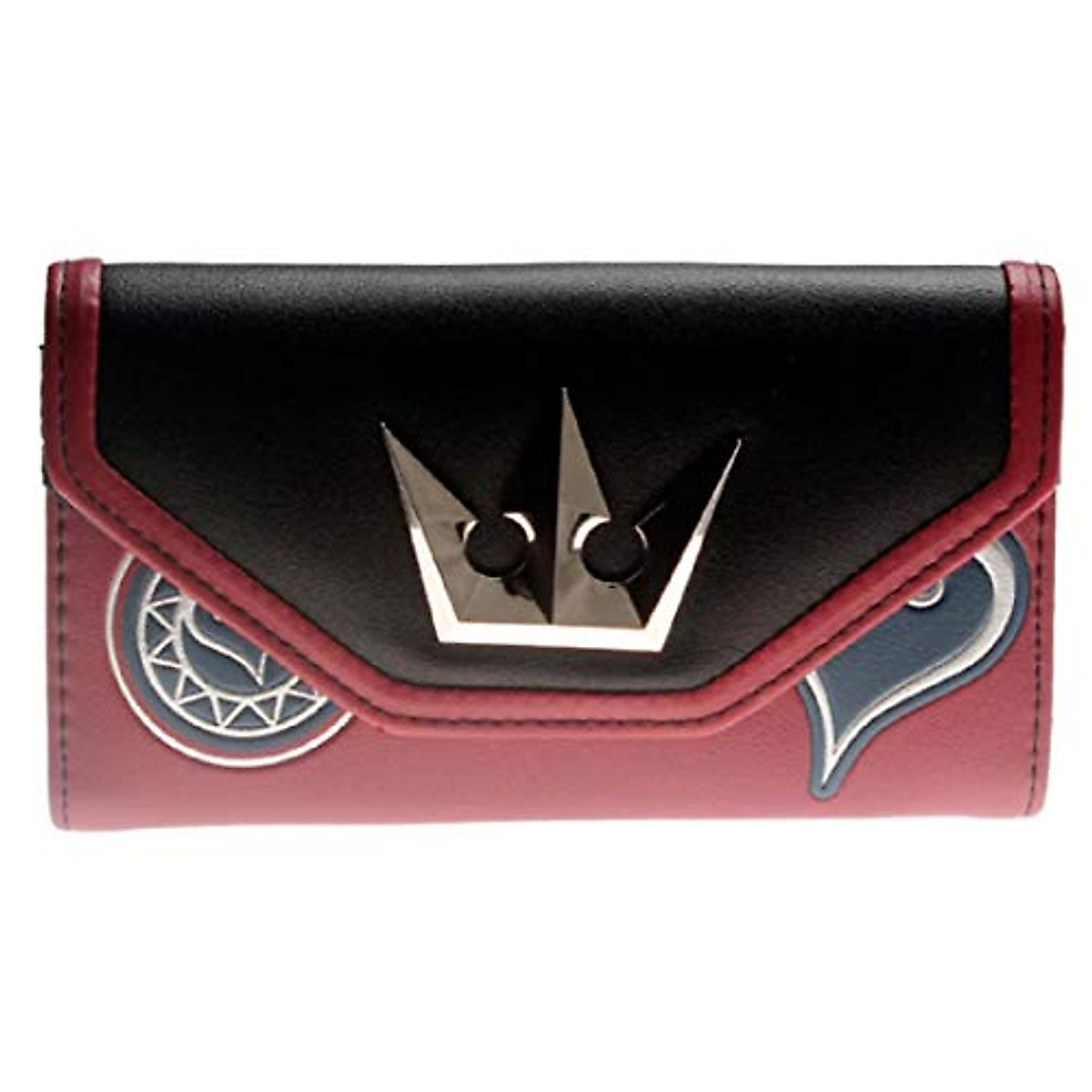 Kingdom Hearts Trifold Satchel Fold Womens Hand Purse Clutch Wallet