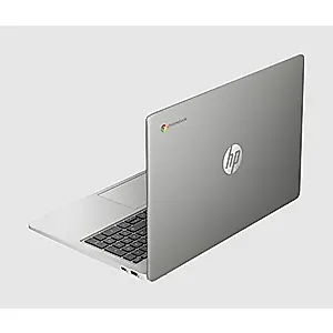 HP Chromebook 15.6 inch, Intel Pentium Silver N6000 Processor, Intel UHD Graphics, 4 GB Memory RAM, SSD, (Mineral Silver with a Matte Finish, 15a-na0030nr)