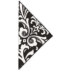 Cloth Napkins Black and White Wedding Table Décor Backyard Party Reception Black and White Table Linens, Linen Napkins All Cotton Dinner 18"x18" Set 4