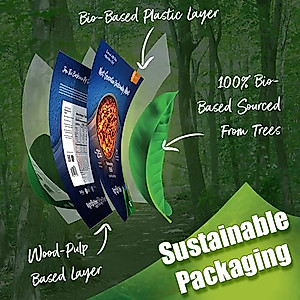 RightOnTrek Cauliflower Forest Chicken Risotto | Backpacking, Camping, Hunting Food | No soy, Keto, No gluten ingredients Adventure Meals | 2 Servings