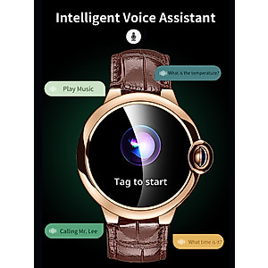 Loluka Smart Watch for Men Women Make Answer Call Heart Rate Sleep Tracker IP67 Waterproof Fashion Smartwatch Pedometer Calorie Counter Watch for Android iOS Phones