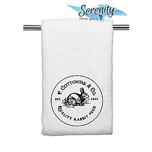 Decorative Kitchen and Bath Hand Towel | Religious Christian Easter Flowers Orange Pink Green | Spring Summer Garden Themed | Home Decor Decorations | House Gift Present