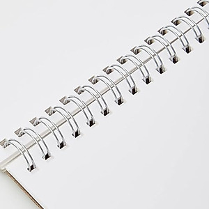 Derwent Sketch Pad, A4, Portrait, 8.27 x 11.69 Inches Sheet Size, Wirebound, 30 Sheets (2300139), White