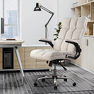 MIRUO Office Chair Mat for Carpet Desk Chair Mat Tempered Glass Floor Mat for Office Chair On Carpet Mat for Office Chair On Carpet (36" x 36" x 1/6", Transparent)