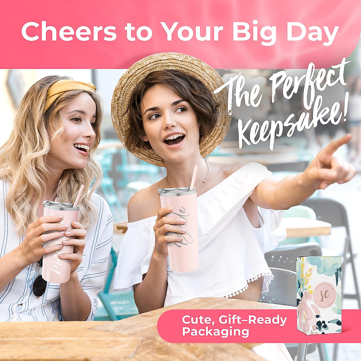 SassyCups Bride Tumbler Cup | Vacuum Insulated Stainless Steel Drink Cup for Bride to Be Gifts | Bridal Shower Gift | Bachelorette Gifts | Engagement Gifts | Valentines Day Gifts