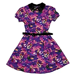 Loungefly Stitch Shoppe Disney Hocus Pocus Sunset Sanderson Sisters Natasha Dress (1X) Multicolor