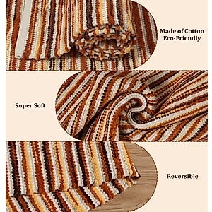 OJIA Indoor Door Mat 2'x3' Small Door Rugs for Entryway Washable Farmhouse Fall Bathroom Rug Kitchen Rug, Cotton Woven Entry Rug Front Door Mats Entrance Rustic Throw Rugs for Doorway Bedroom