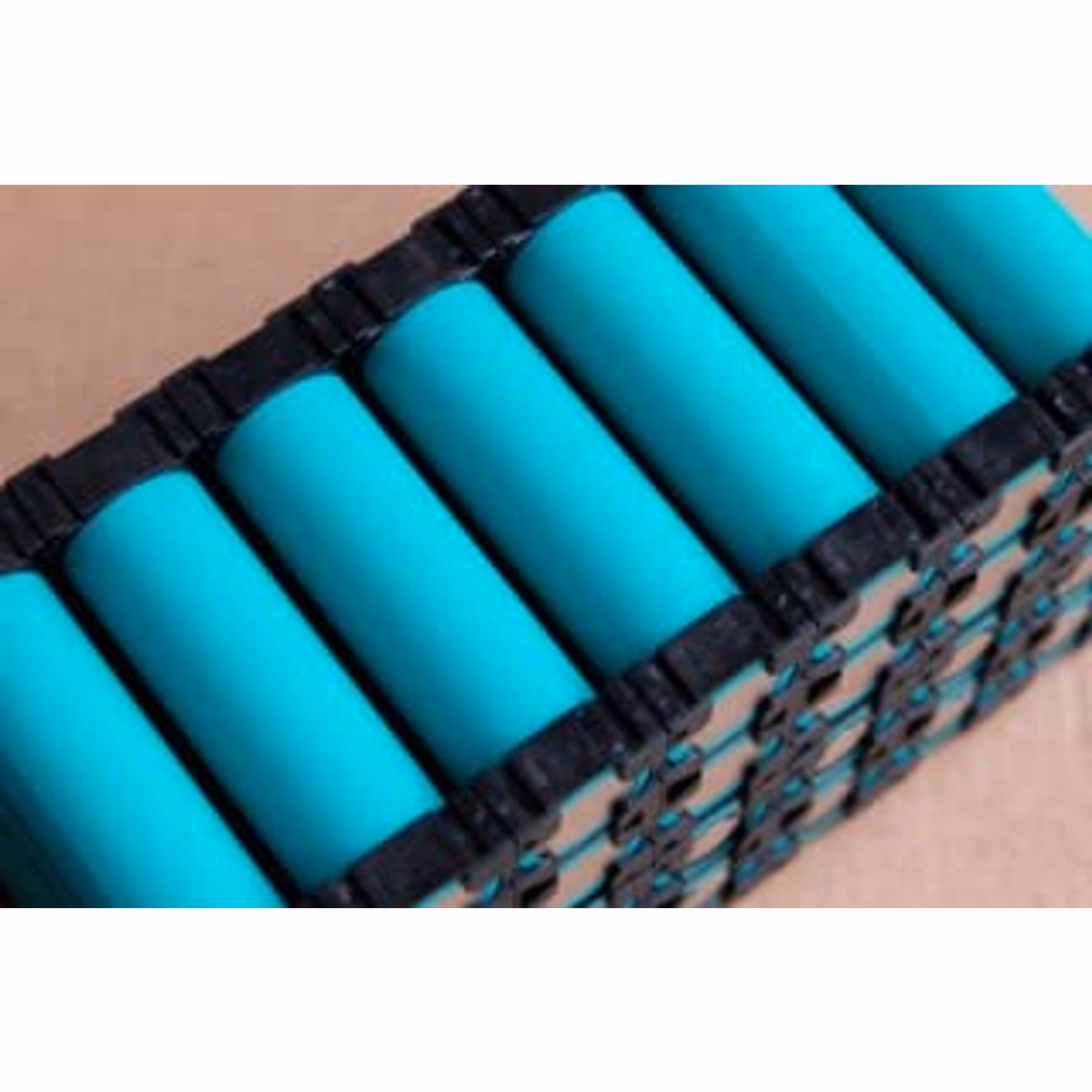 Heyiarbeit 5Pcs 5x6 Tandem 21700 Lithium Battery Holder Cell Spacer Bracket for DIY Battery Pack Hole Dia 21.7mm/0.85"