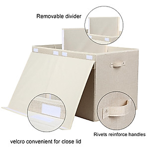 popoly Toy Box Chest 26"x17" x17", Large Toy Box Chest 25"x13" x16"