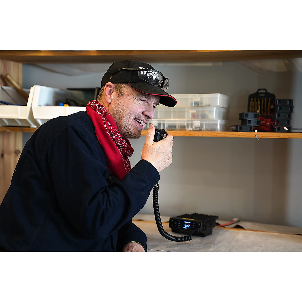 AnyTone AT-D578UVIII Plus Tri-Band DMR Mobile Radio - 50W VHF/45W UHF with Air Band, APRS Location Data RX/TX, Bluetooth Audio, Loud Speaker and Step-by-Step Course Included