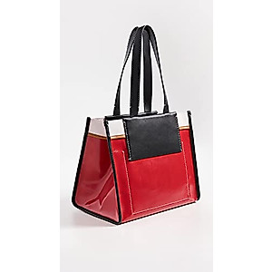 Proenza Schouler White Label Women's Large Morris Tote, Crimson, One Size