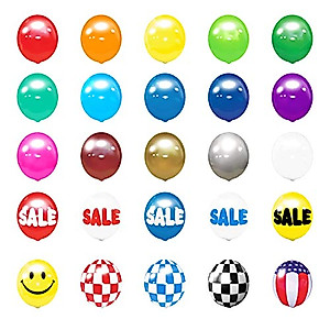 Balloon Bobber - Seamed Reusable Helium Free Replacement Balloons (5-Pack) - Plastic Outdoor Balloons