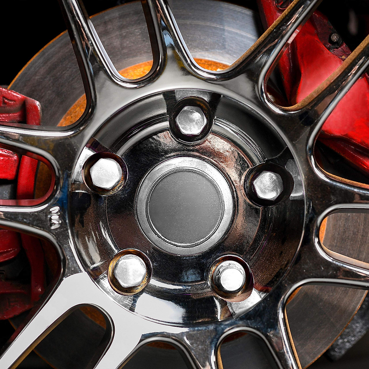 Dorman 713-375 Chrome Acorn Wheel Nut Lock Set Compatible with Select Models, 20 Pack