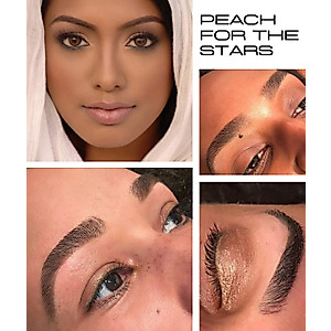 Damone Roberts Peach For The Stars Eyebrow Highlighter (Matte) - The Best Highlighter Pencil For Defined Eyes By The Eyebrow King - Soft Formula, Long Lasting, Highly Pigmented Colors