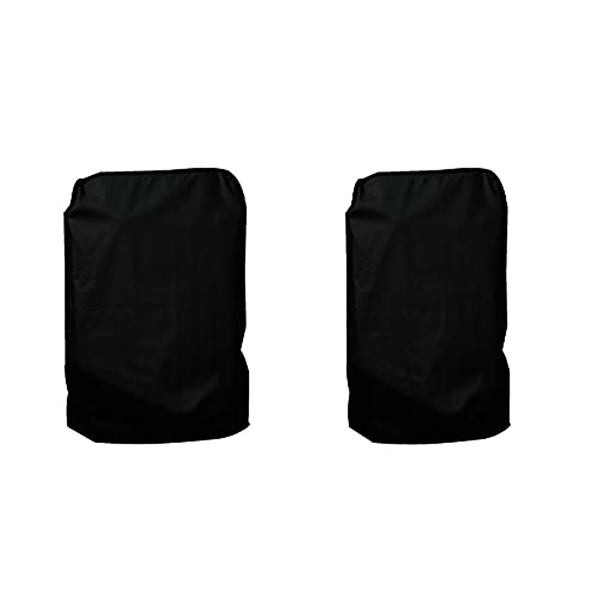 ATYARD 2pcs Folding Chair Cover Outdoor Folding Chair Protector Waterproof and UV Resistant, Black 33"(W) x39(H) Black