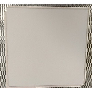 USG 4290 12" x 12" White Smooth Wood Fiber Tongue & Groove Ceiling Tile - Quantity 24