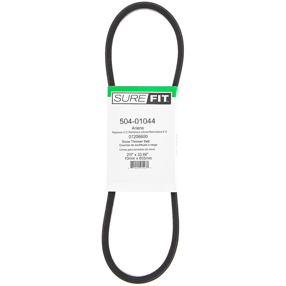SureFit Auger Drive Belts Replacement for Ariens 07210800 07206600 ST524 ST724 ST824 ST828 ST1024 ST1028 Snow Blowers