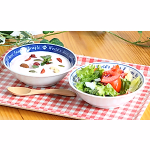 シミズ陶業(Shimizutougyou) Cooking Snoopy Bowl Set of 2