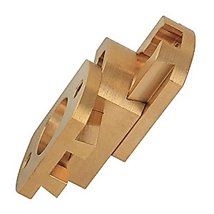 ENOMAKER Upgrade Brass Z Axis Coupler Oldham Coupling Avoid Vibration Improve Printing Quality for Creality Ender 3 Pro V2 CR-10 CR-10S Pro 3D Printer Accessory T8 Lead Screw Hotbed
