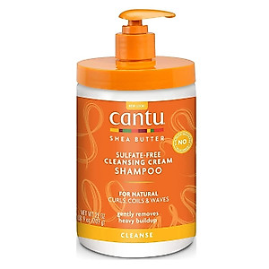 Cantu Natural Hair Shampoo Cleansing Cream 25 Ounce Pump (2 Pack)