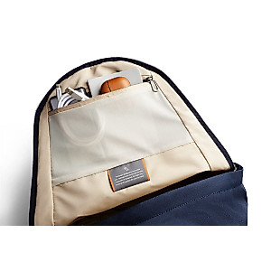 Bellroy Classic Backpack, Second Edition (Unisex Everyday Backpack, Fits 15 Inch Laptop, 20 Liter Capacity, Water-resistant Woven Fabric, Slim Design) - Navy