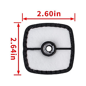 partszen A226001410 Air Filter 13031054130 for Echo SRM225 SRM210 PE225 HC150 TC210 GT201 EDR260 Trimmer Shindaiwa DH212 EB212 SV212