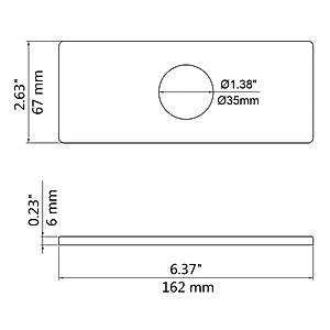 Wovier Matte Black Waterfall Bathroom Sink Faucet with Cover Plate,Single Handle Single Hole Brass Lavatory Vanity Faucet,Basin Mixer Taps with Supply Hose