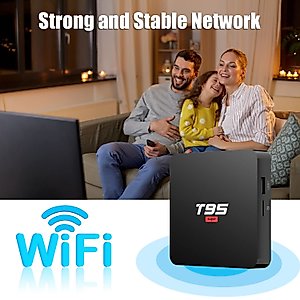 BL Android TV Box T95 Super Android 10.0 TV Box with Air Mouse Remote ControlVoice Remote