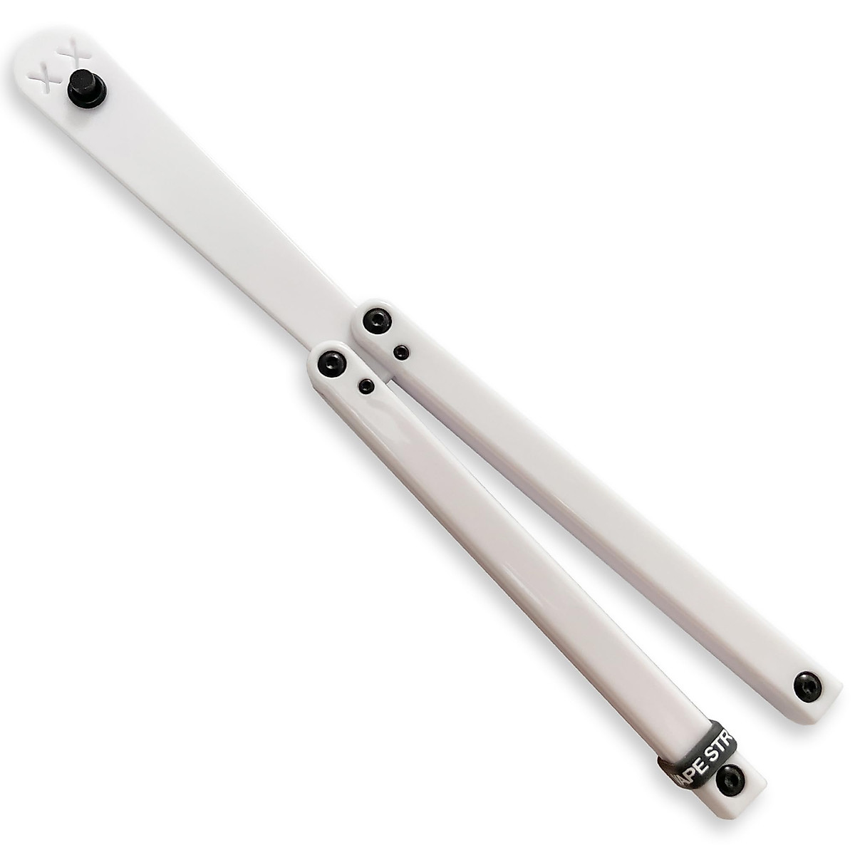 Foldable Plastic Tool, Sturdy and Lightweight, Excellent Balance, Practice Tool for Beginners (White)