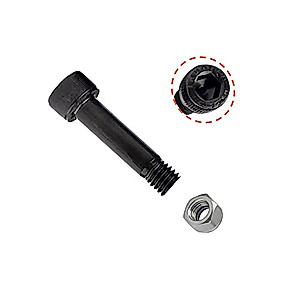 WAITCOOK Replacement Auger Motor Shaft Nut & Bolt for Most of AC Pellet Grill,As Traeger/Pit Boss/Z Grills Wood Pellet Grills,etc