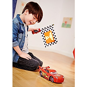 Disney Cars Toys Flag Finish Lightning McQueen
