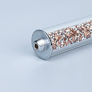 Hochance Pink Crystal Standing Paper Towel Roll Holder Countertop Weighted Rack,Glam Cute Bling Rhinestone Jeweled Diamonds Modern Decoration Christmas Housewarming Gifts for Kitchen Home Bar