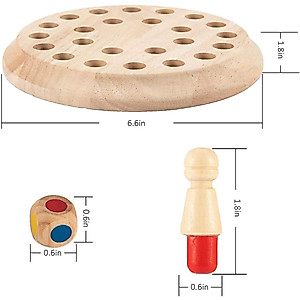 Wooden Memory Chess Matching Game: Family Board Games for Kids and Adults, Montessori Preschool Learning Educational Toy for Toddler 3 4 5 6 7 8+ Year Old, Birthday Gift for Boy Girl