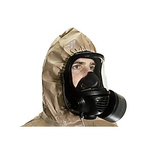MIRA SAFETY Suit Disposable Protective Coverall with Hood and Elastic Cuff Size (SM/MD)