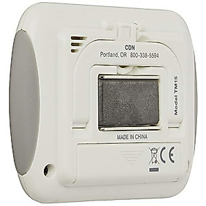 CDN TM15 Kitchen Timer, Extra Large Big Digits, Loud Alarm, Magnetic Backing, Stand- White -