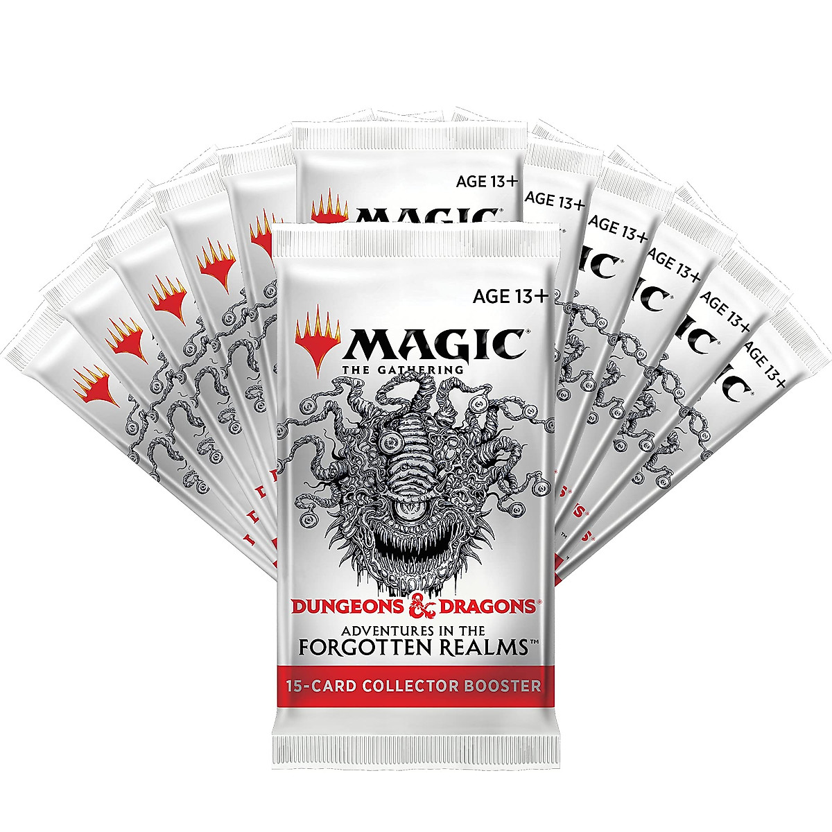Magic: The Gathering Adventures in the Forgotten Realms Collector Booster Box | 12 Packs (180 Magic Cards)