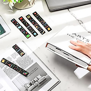 12 Pack Teacher Appreciation Bookmark, Magnetic Bookmark Teacher Magnetic Page Clips Thank You Gifts for Teachers for Appreciation from Student, Women and Men