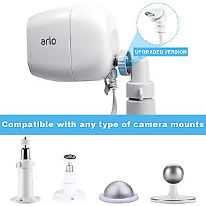 40 Feet Weatherproof Arlo Outdoor Power Adapter for Arlo Pro, Taken Power Cable and Quick Charge 3.0 Charging Adapter Compatible with Arlo Pro, Arlo Pro 2, Arlo Go, 1 Set, White