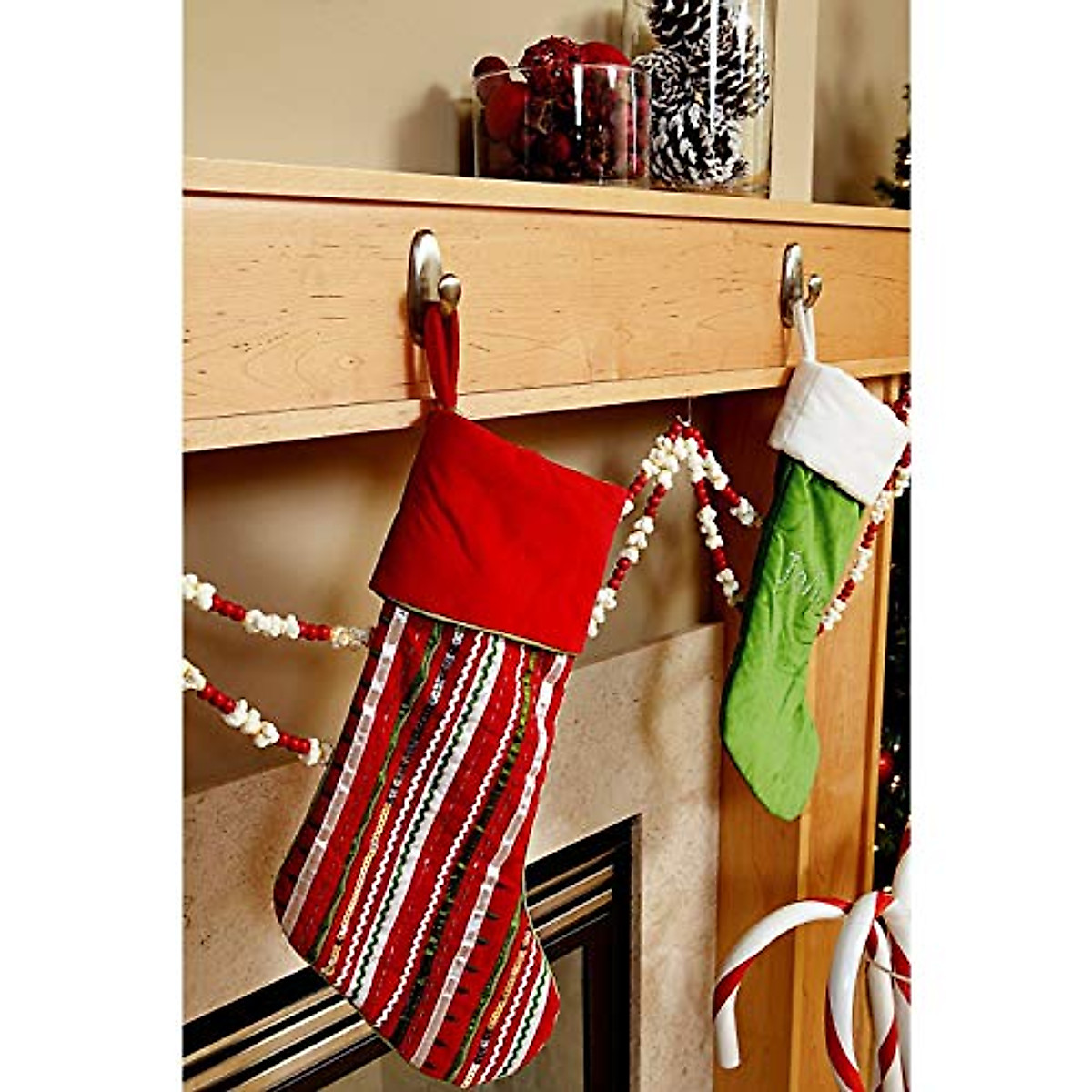 Indoor Outdoor Brushed Nickel Metal Hooks 3 Hooks 6 Strips 1 Small 2 Medium