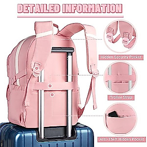 SCIONE School Backpacks for Teen Girls-Laptop Backpacks 15.6 Inch Travel Daypack Bags Bookbags for Teens Girls Women Students(Pink)
