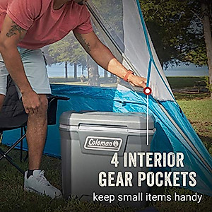 Coleman Portable 7x7ft Backpack Sun Shelter, Lightweight Adjustable Sun Shade with Easy Setup Pre-Attached Poles, Ideal for Beach, Park & Sidelines