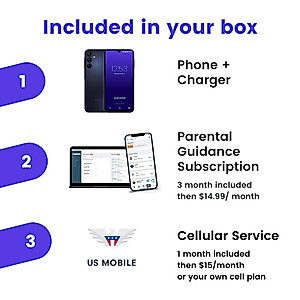 Pinwheel Plus 4 Kids Smartphone (Age 8-18) | Built-in Parent Management System | 1,200+ Vetted Apps with Child Safety Ratings | No Social Media | Unlocked for Any Cell Carrier | No Activation fees