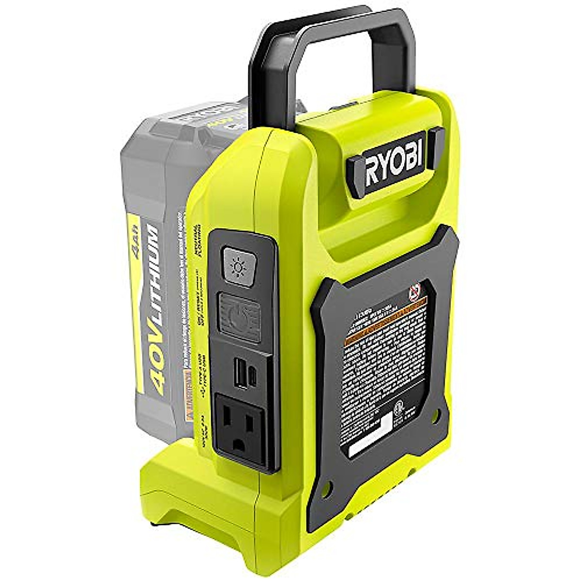 RYOBI 300-Watt and 150-Watt Powered Inverter Generators Model RYi450BG-CMB